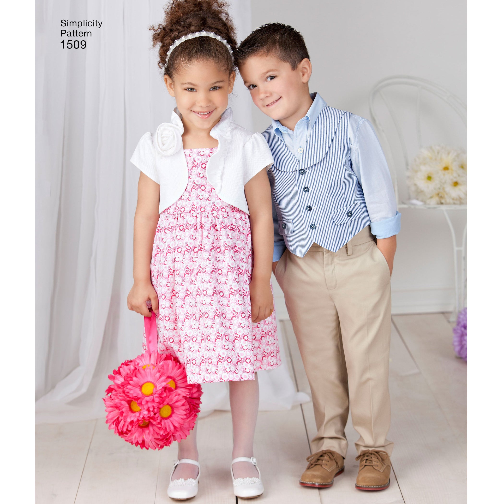 Simplicity Pattern S1509 Child's Vest, Bolero & Bow Tie — jaycotts.co ...