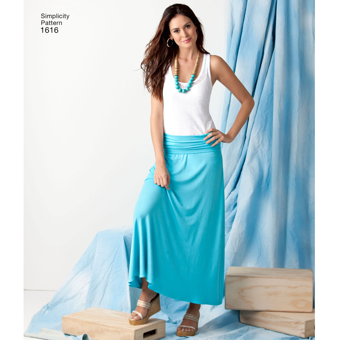 Simplicity Pattern: S1616 Misses' Knit or Woven Skirts | Easy ...