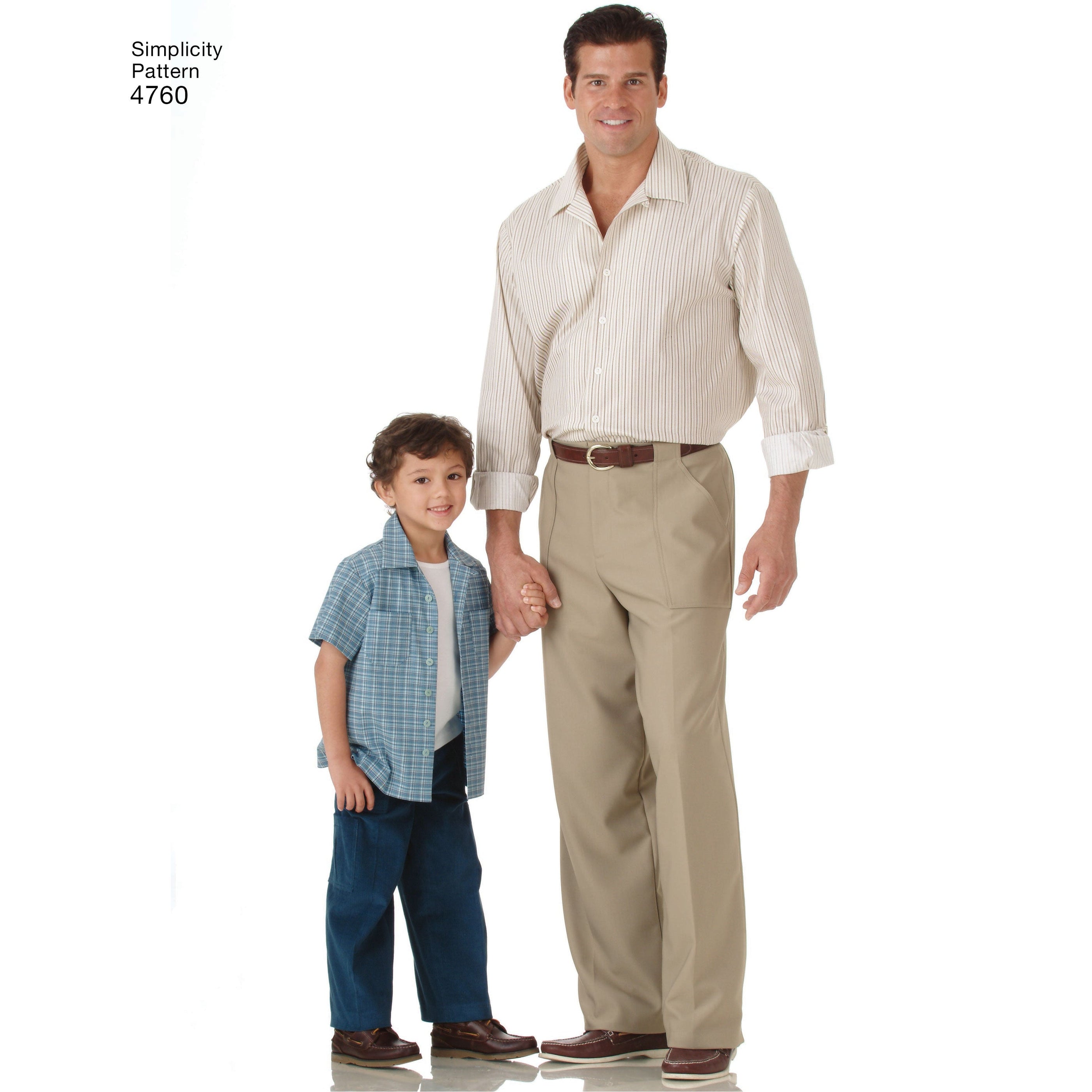 Simplicity Pattern: S4760 Boys & Men Shirts & Pants — jaycotts.co.uk ...