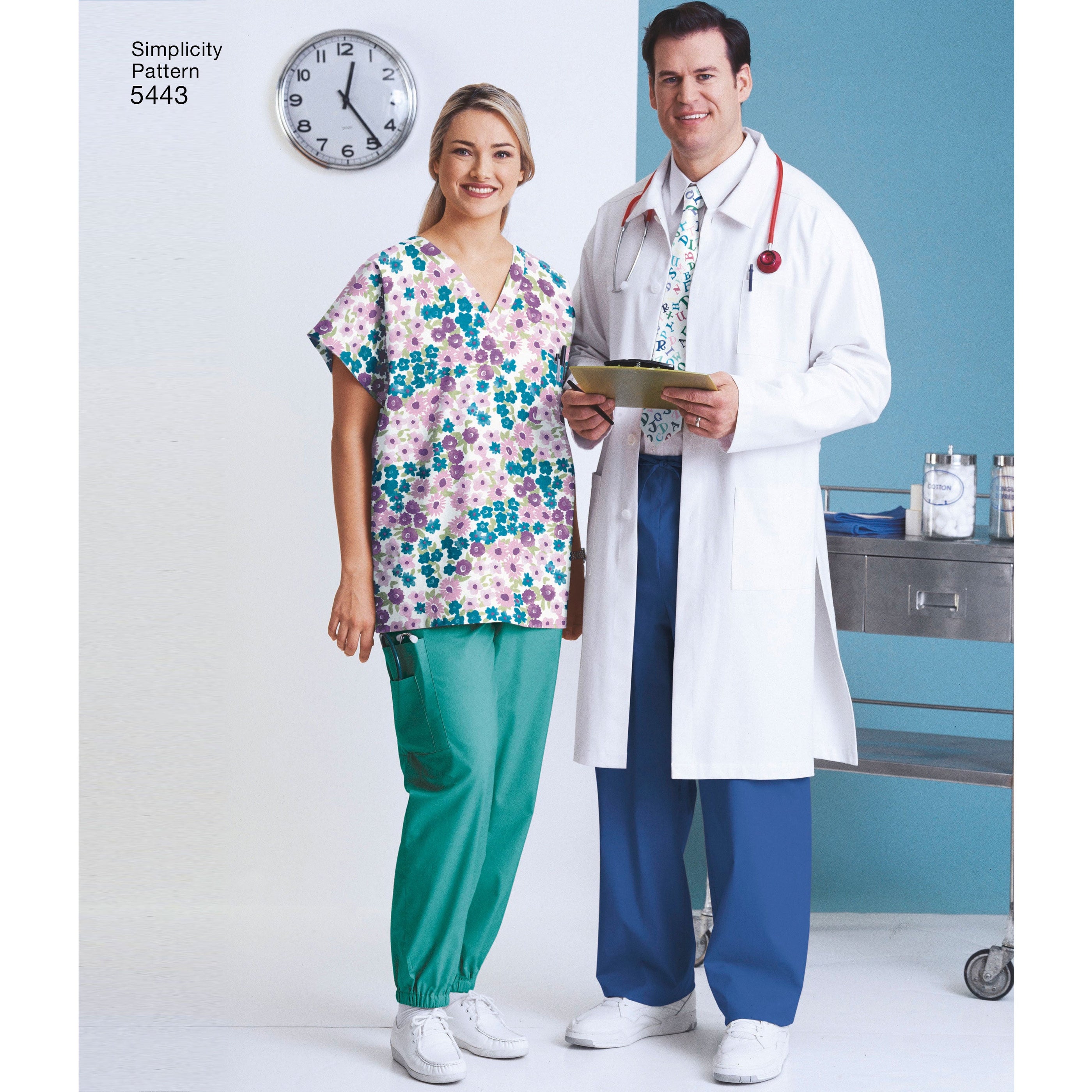 Simplicity PAttern: S5443 Unisex Scrubs | Plus Size — jaycotts.co.uk ...