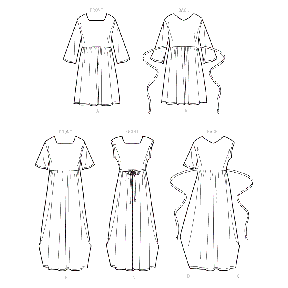 Simplicity Sewing Pattern 9140 Relaxed Pullover Dress — jaycotts.co.uk ...