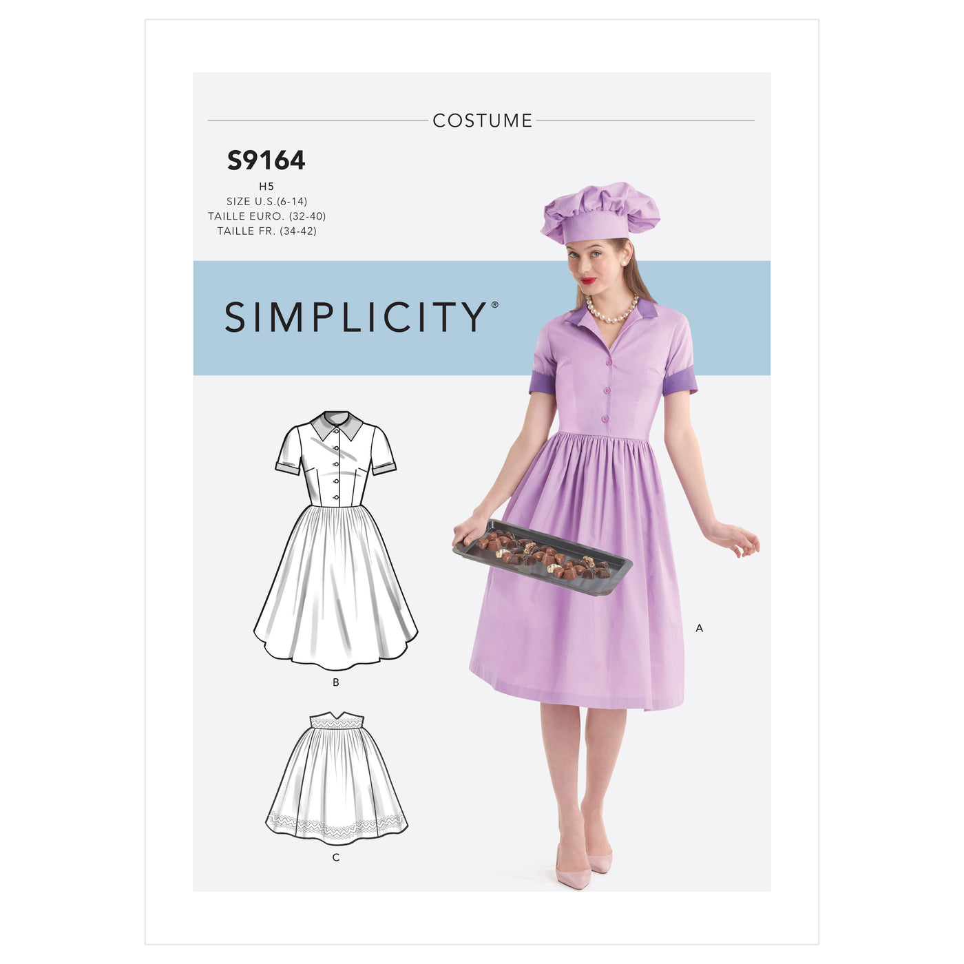 Simplicity 9164 Misses' Costumes sewing pattern at Jaycotts.co.uk ...