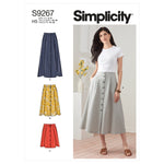 Simplicity Sewing Pattern S9267 Skirt In Three Lengths — jaycotts.co.uk ...