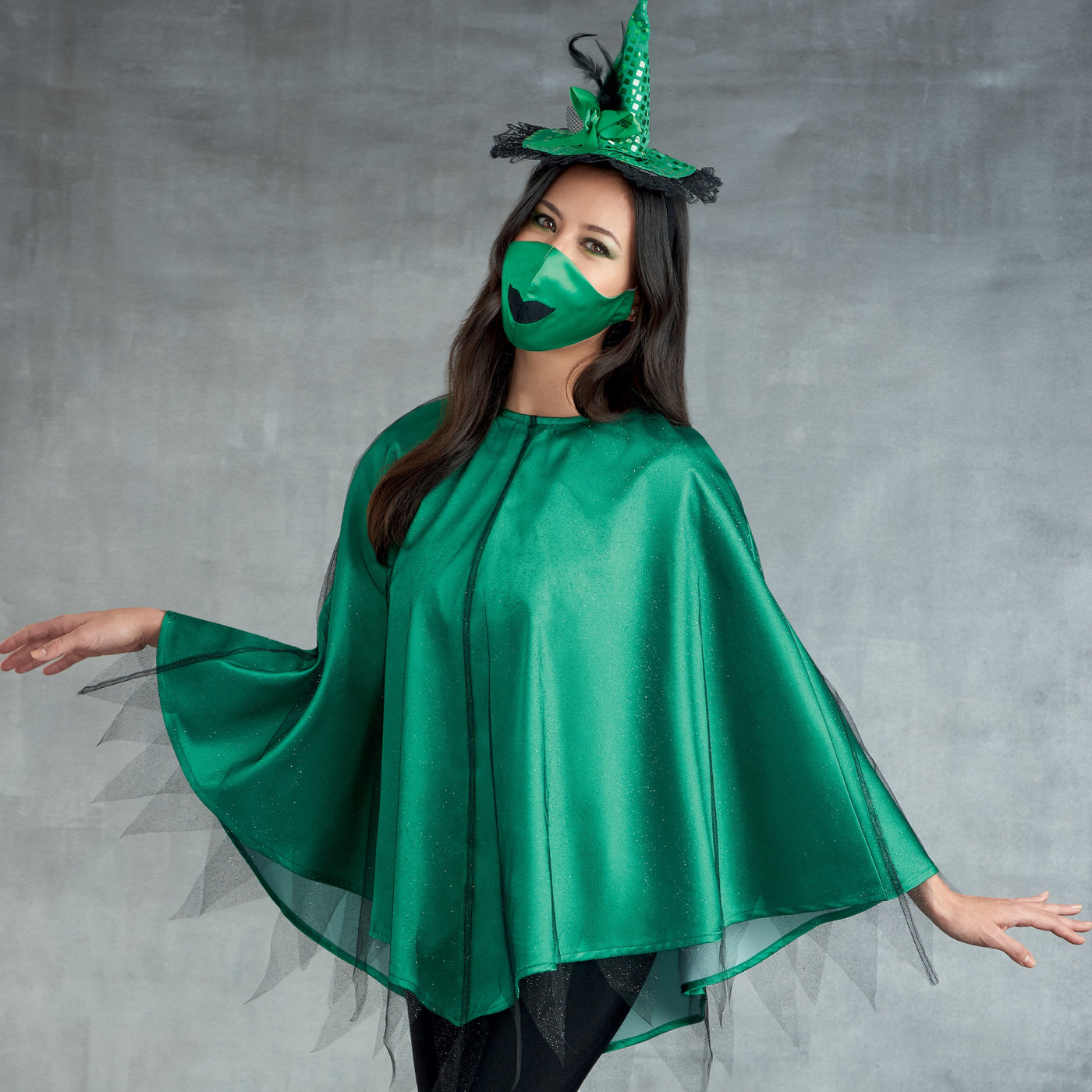 Simplicity Sewing Pattern S9350 Misses' Poncho Costumes and Face Masks ...