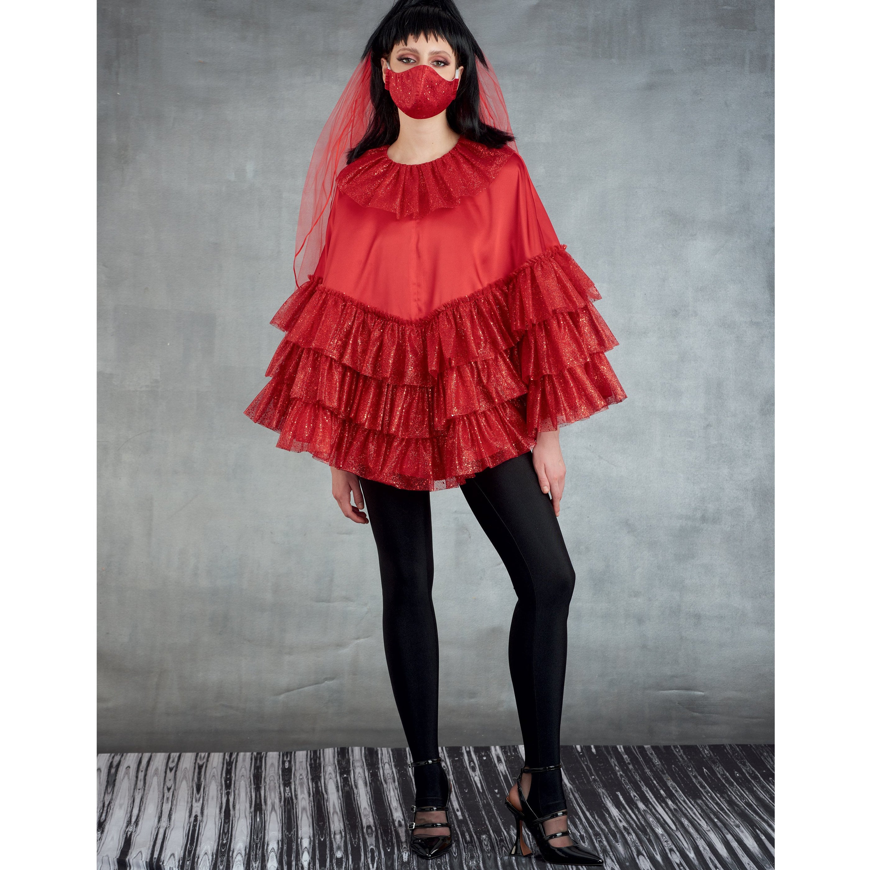 Simplicity Sewing Pattern S9350 Misses' Poncho Costumes and Face Masks ...