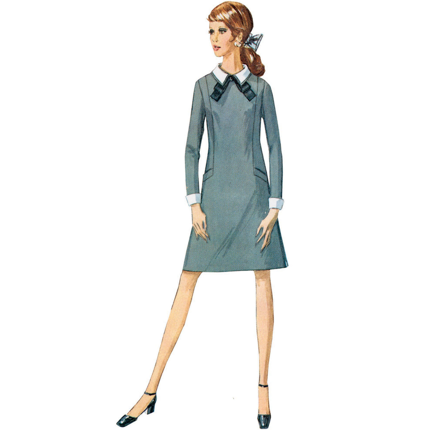 Simplicity Sewing Pattern S9371 Misses' and Women's Dress with Collar ...