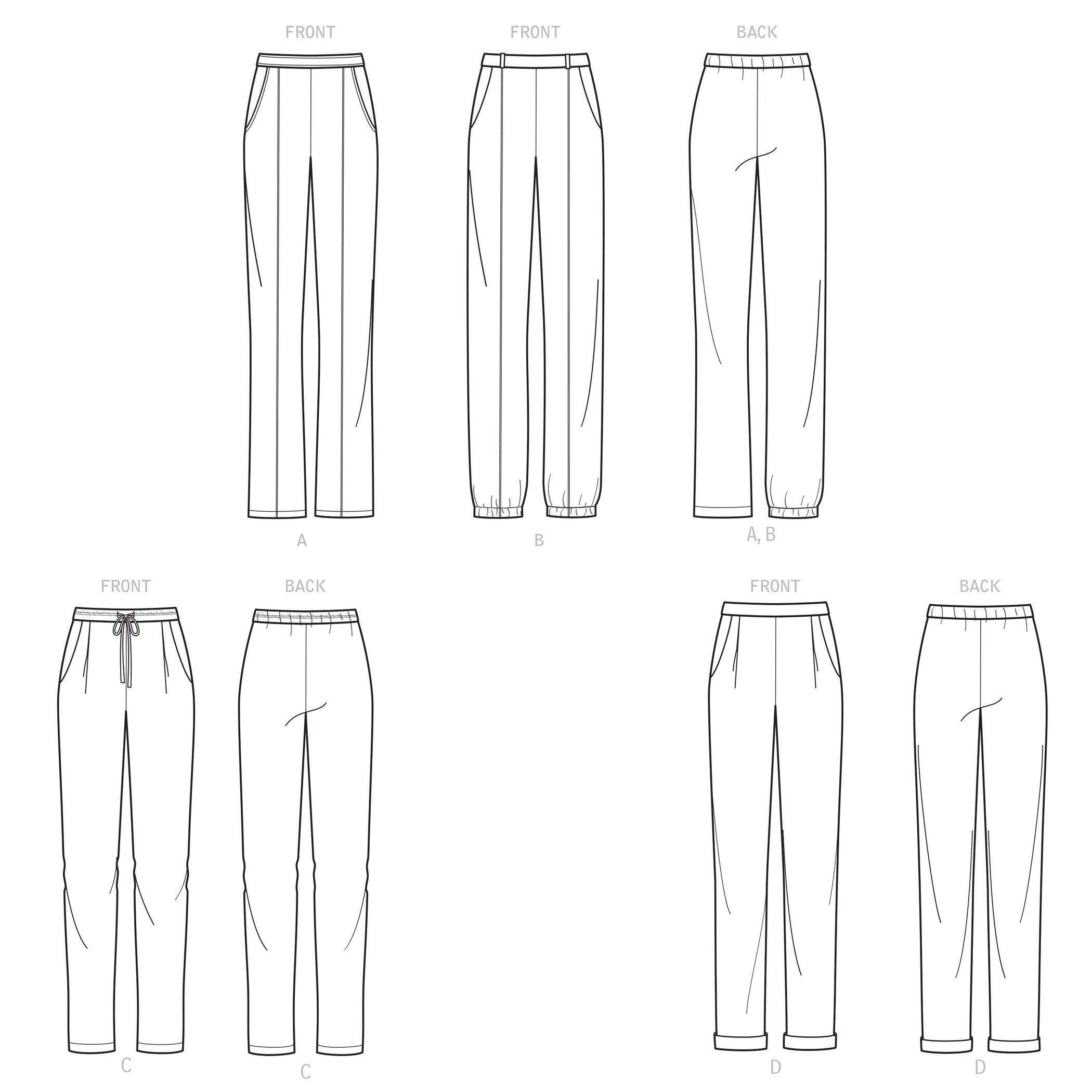 Simplicity Sewing Pattern S9376 Misses' Pull-on Trousers available now ...