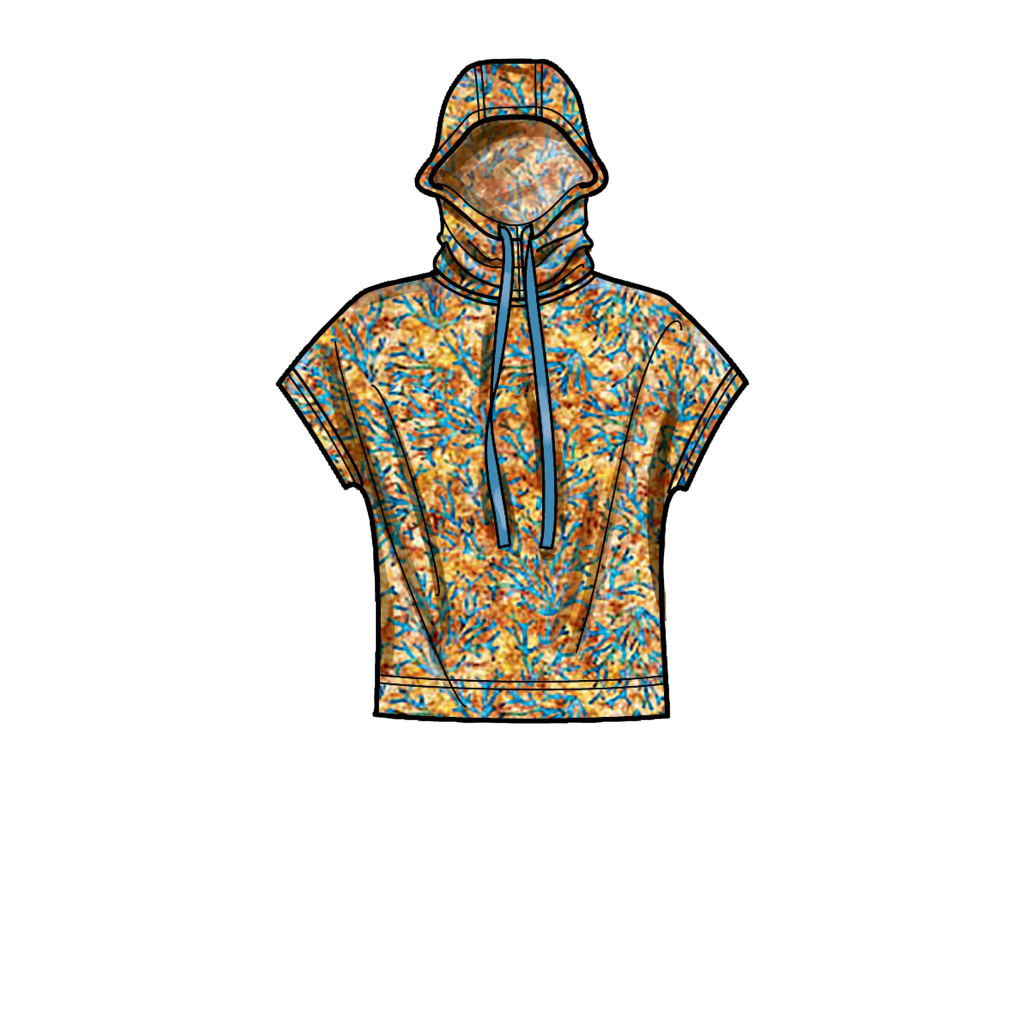 Simplicity Sewing Pattern S9379 Unisex Oversized Knit Hoodies, Pants ...