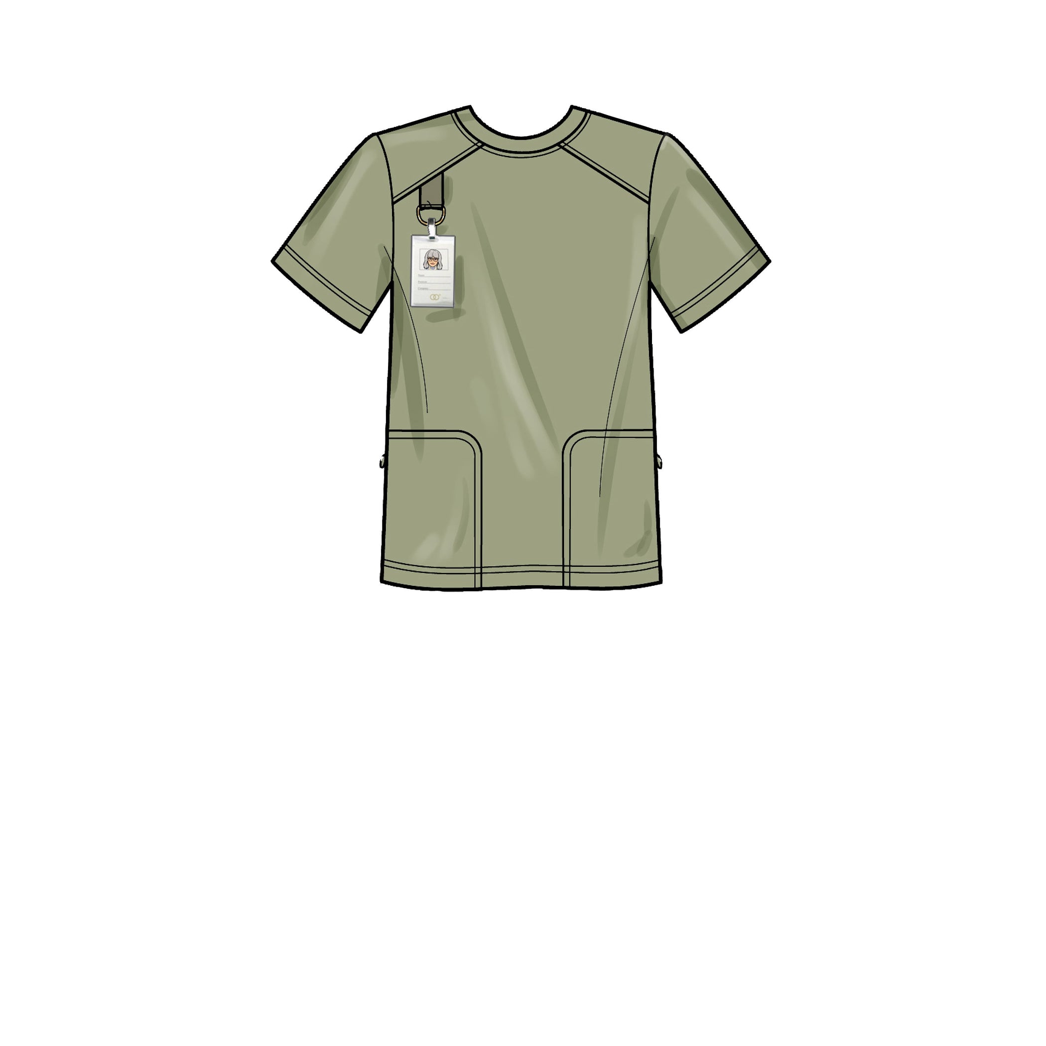 Simplicity Sewing Pattern S9387 Unisex Knit Scrub Tops, Pants, Cap and ...