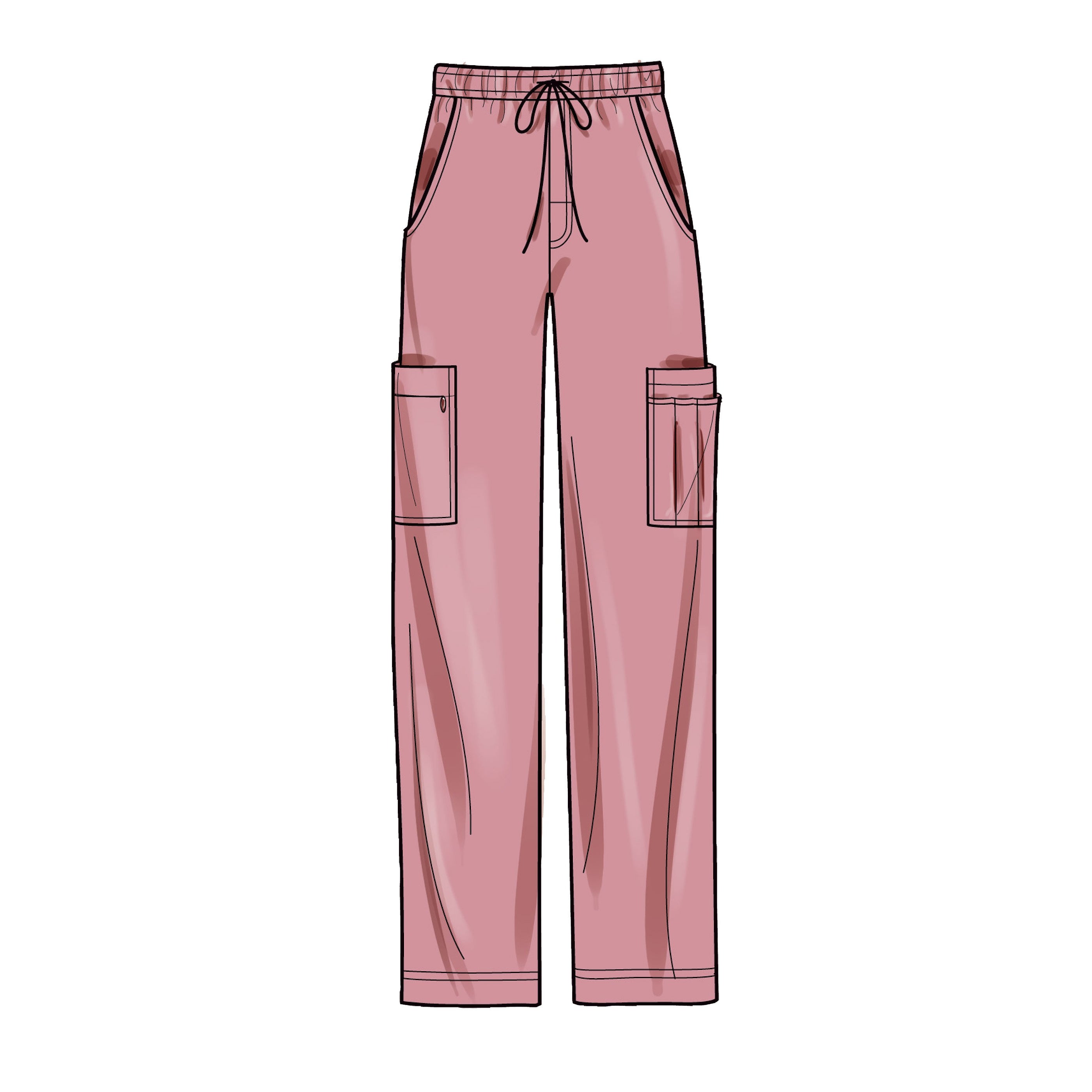 Simplicity Sewing Pattern S9387 Unisex Knit Scrub Tops, Pants, Cap and ...