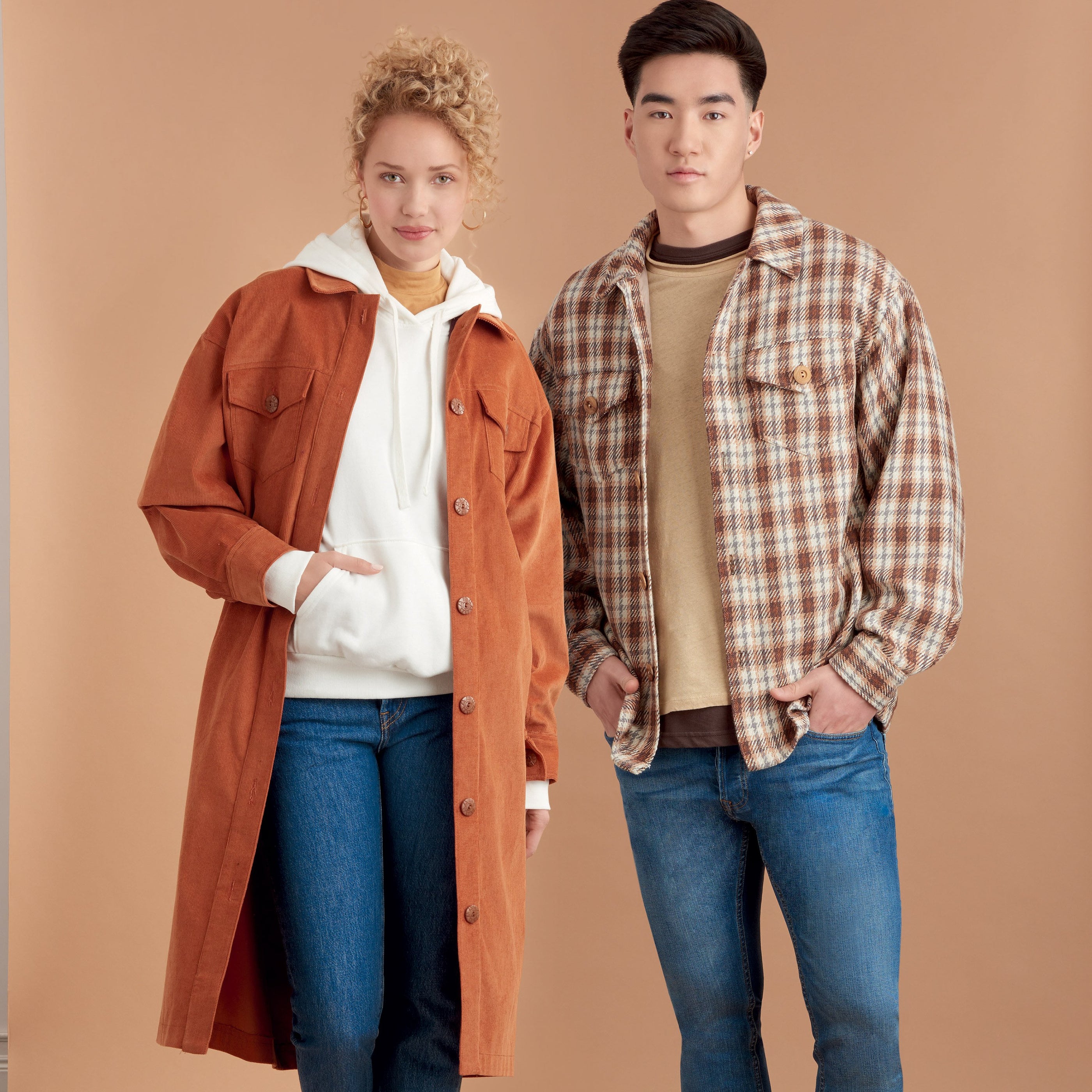 Simplicity Sewing Pattern S9388 Unisex Shirt Jackets available now from ...