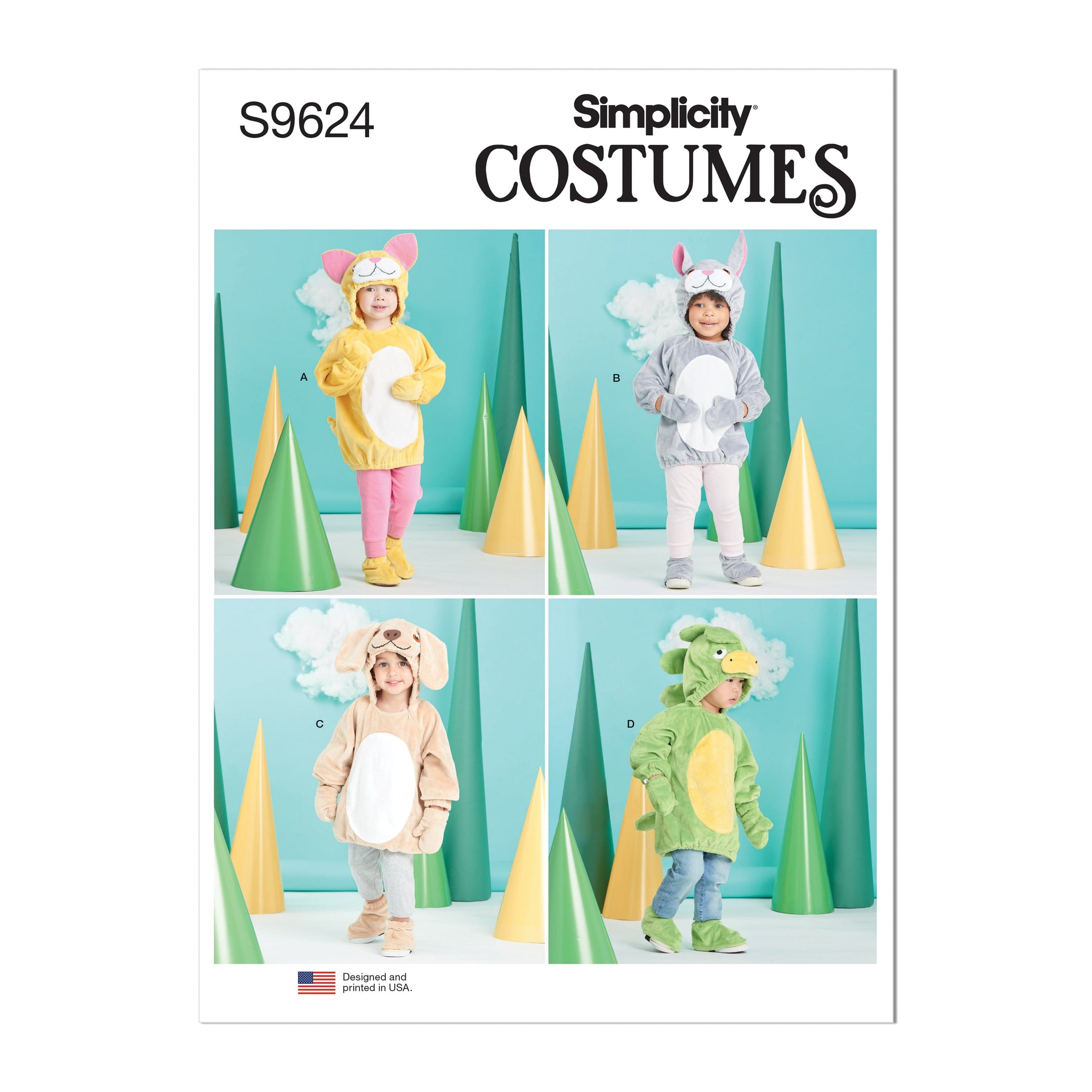 Simplicity 9624 sewing pattern Toddlers' Animal Costumes — jaycotts.co ...