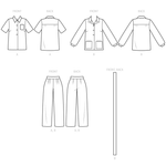 Simplicity 9635 sewing pattern Misses' Vintage Lounge Top and Pants ...