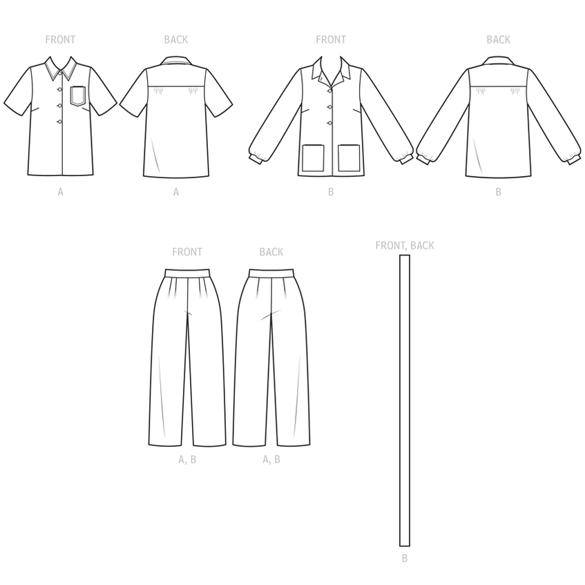 Simplicity 9635 sewing pattern Misses' Vintage Lounge Top and Pants ...