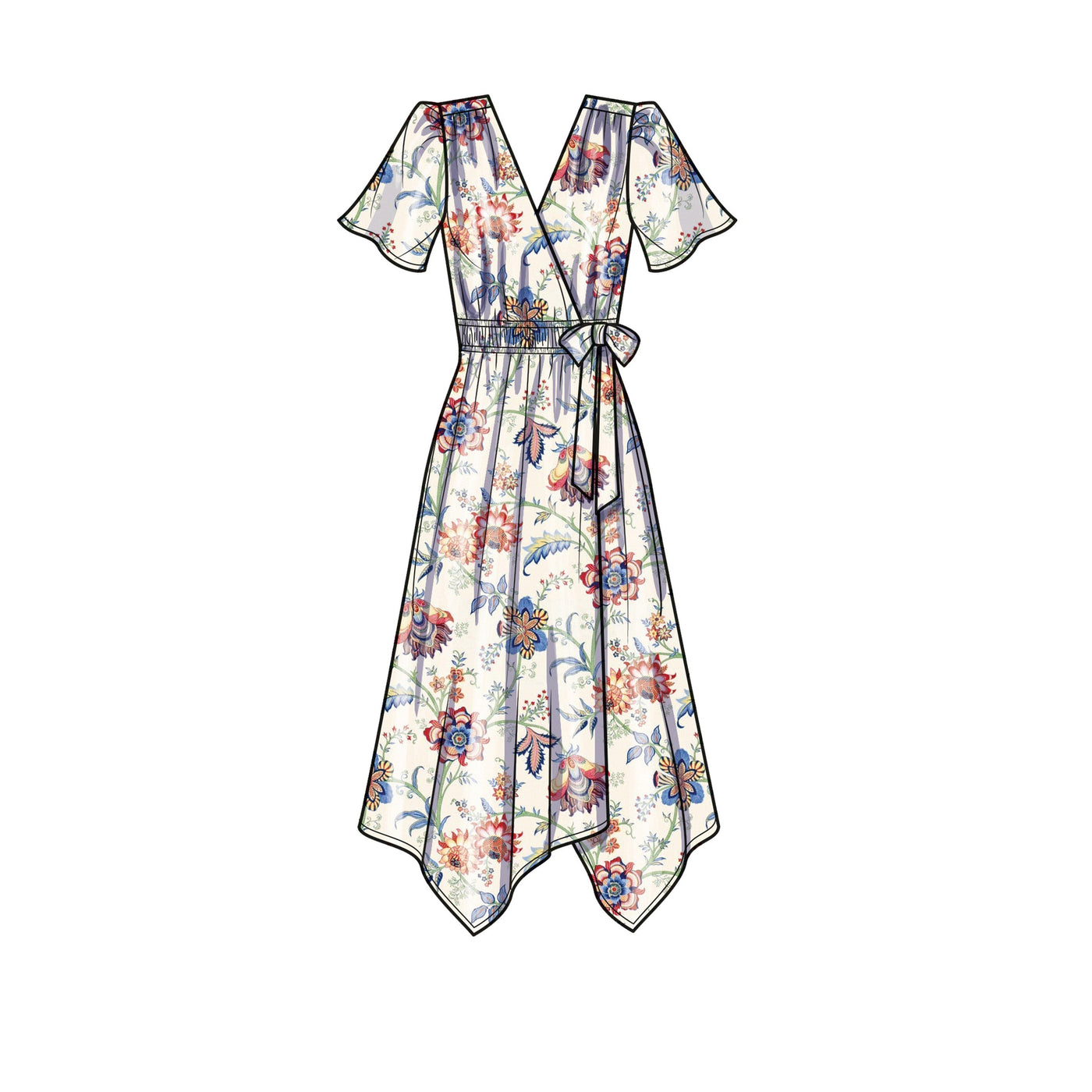 Simplicity 9639 sewing pattern Misses' Midi Wrap Dress — jaycotts.co.uk ...