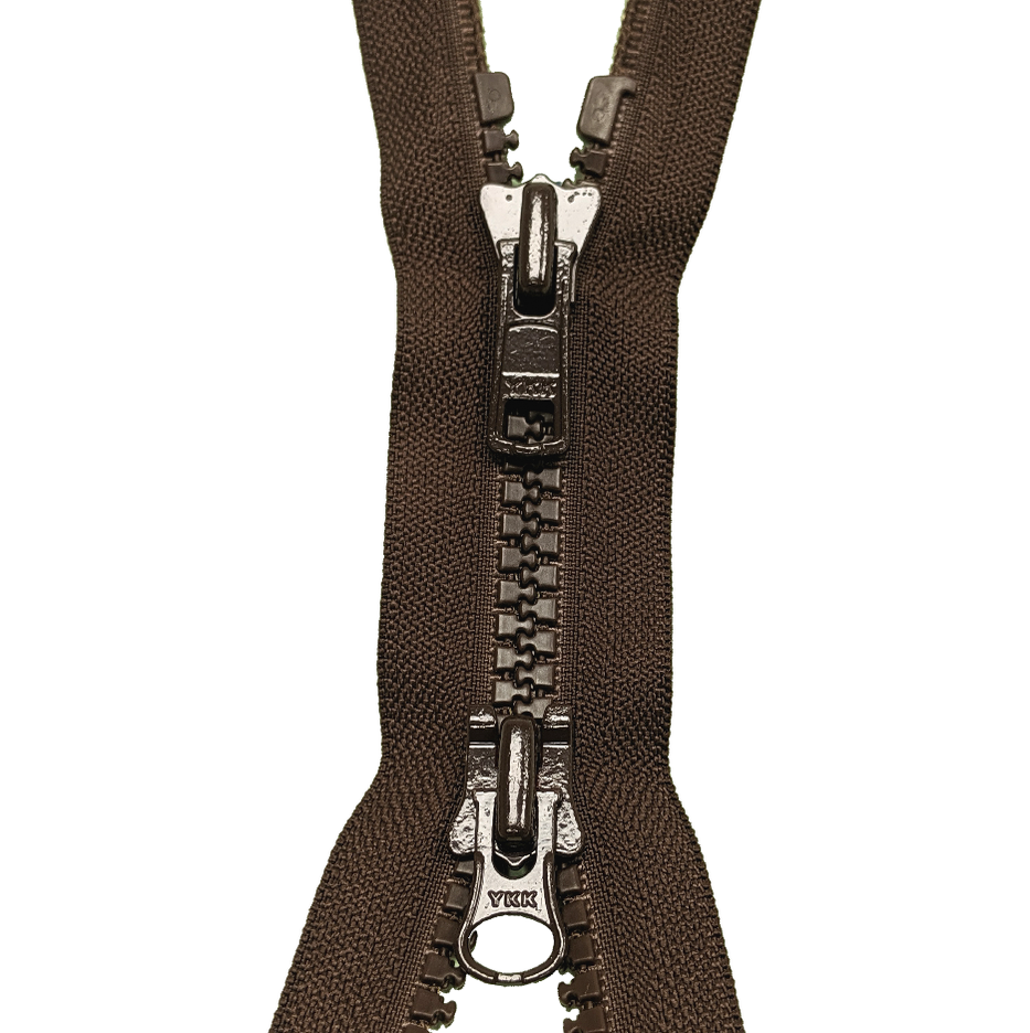 YKK Chunky Open End Zips | Heavy | Two Way — jaycotts.co.uk - Sewing ...