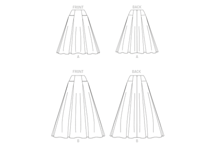 Vogue V1813 Misses' Skirts sewing pattern — jaycotts.co.uk - Sewing ...
