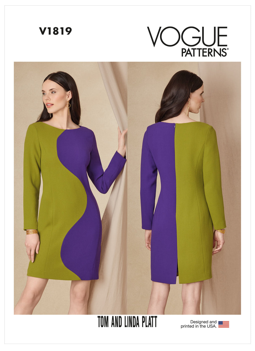 Vogue V1819 Misses' Dress sewing pattern — jaycotts.co.uk - Sewing Supplies