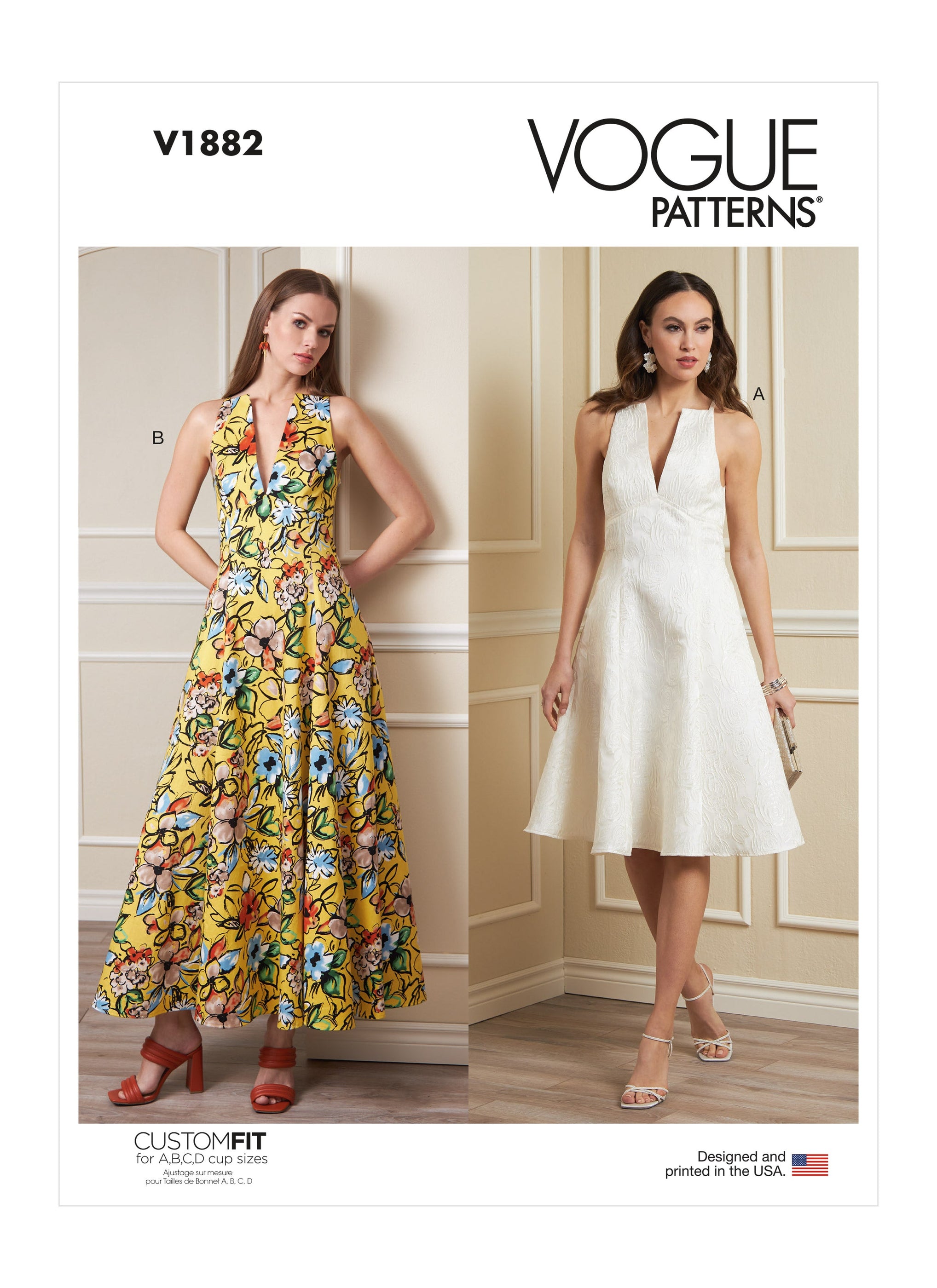 Vogue V1882 Misses' Dress — jaycotts.co.uk - Sewing Supplies