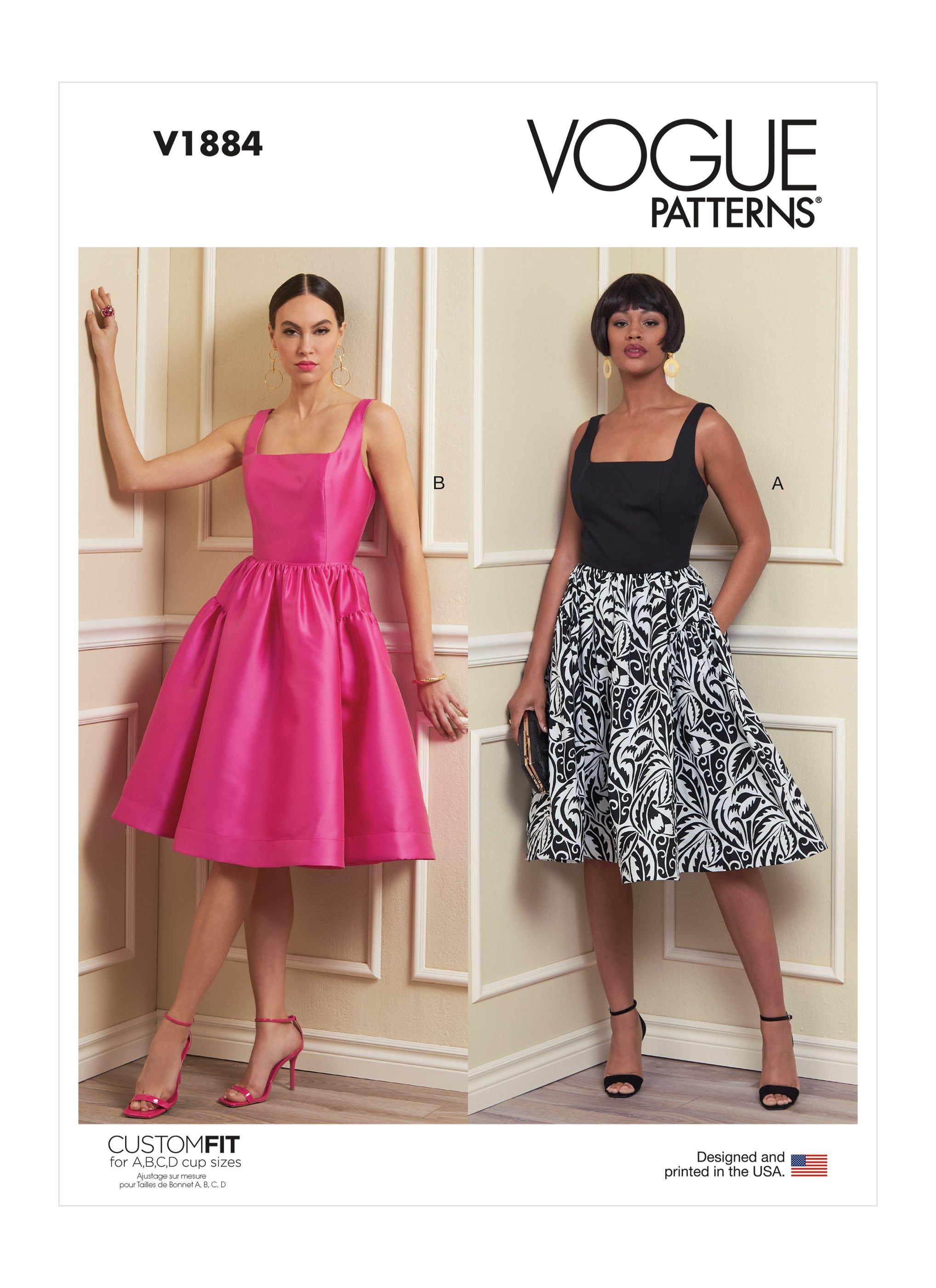 Vogue V1884 Misses' Dress — jaycotts.co.uk - Sewing Supplies