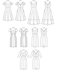Vogue Pattern: V8997 Misses' Dress | Easy — jaycotts.co.uk - Sewing ...