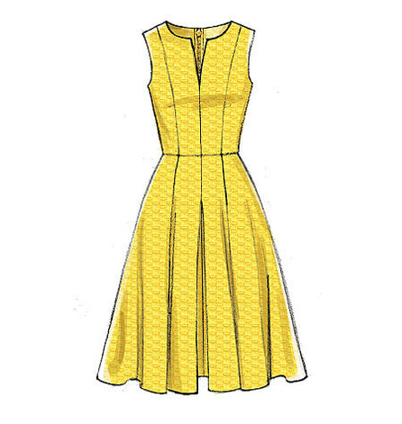 Vogue Pattern 9167 Misses' Notch-Neck Princess-Seam Dresses — jaycotts ...