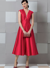 Vogue Pattern 9292 Misses' Dress and Dickie Pattern — jaycotts.co.uk ...