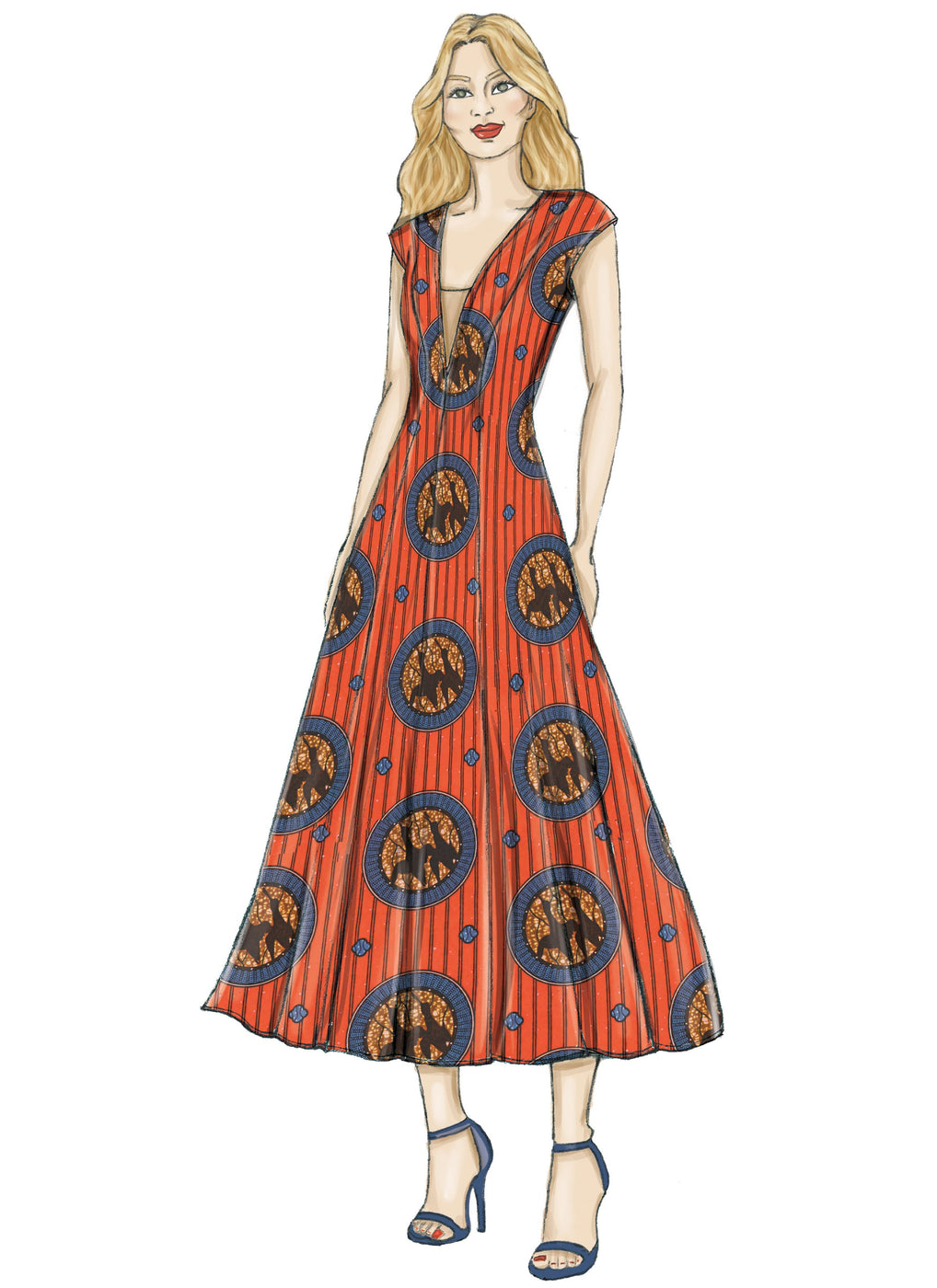 Vogue Pattern 9292 Misses' Dress and Dickie Pattern — jaycotts.co.uk ...