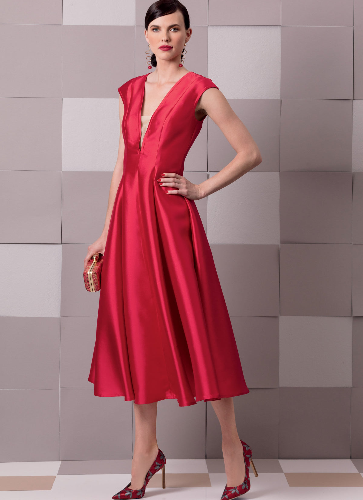 Vogue Pattern 9292 Misses' Dress and Dickie Pattern — jaycotts.co.uk ...