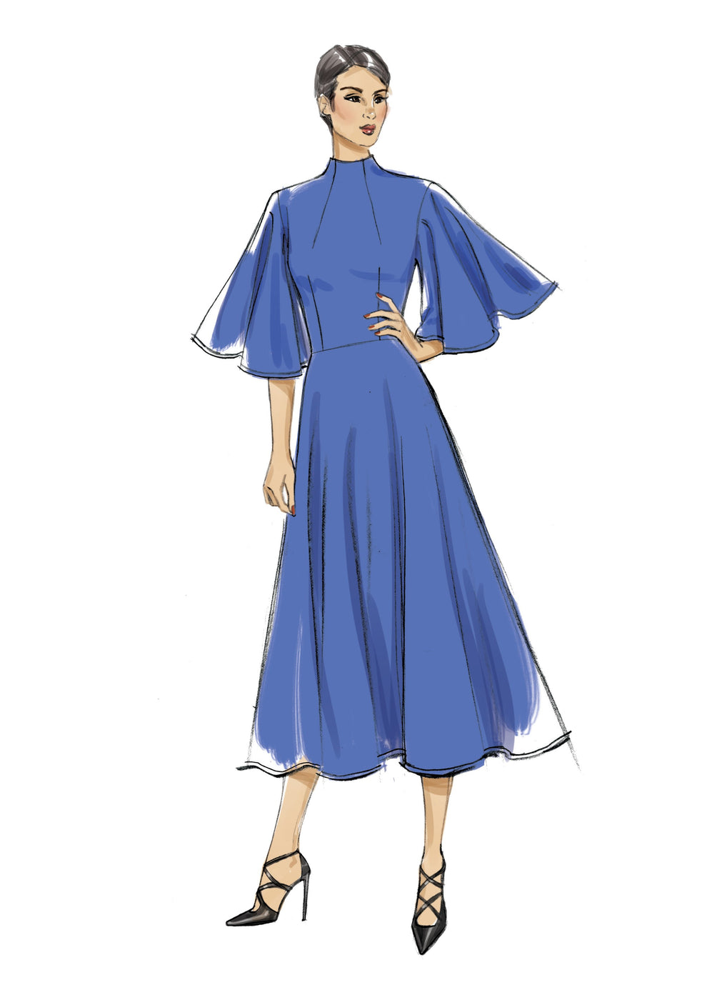 Vogue Pattern 9327 Misses' Dress Pattern | Custom Fit — jaycotts.co.uk ...