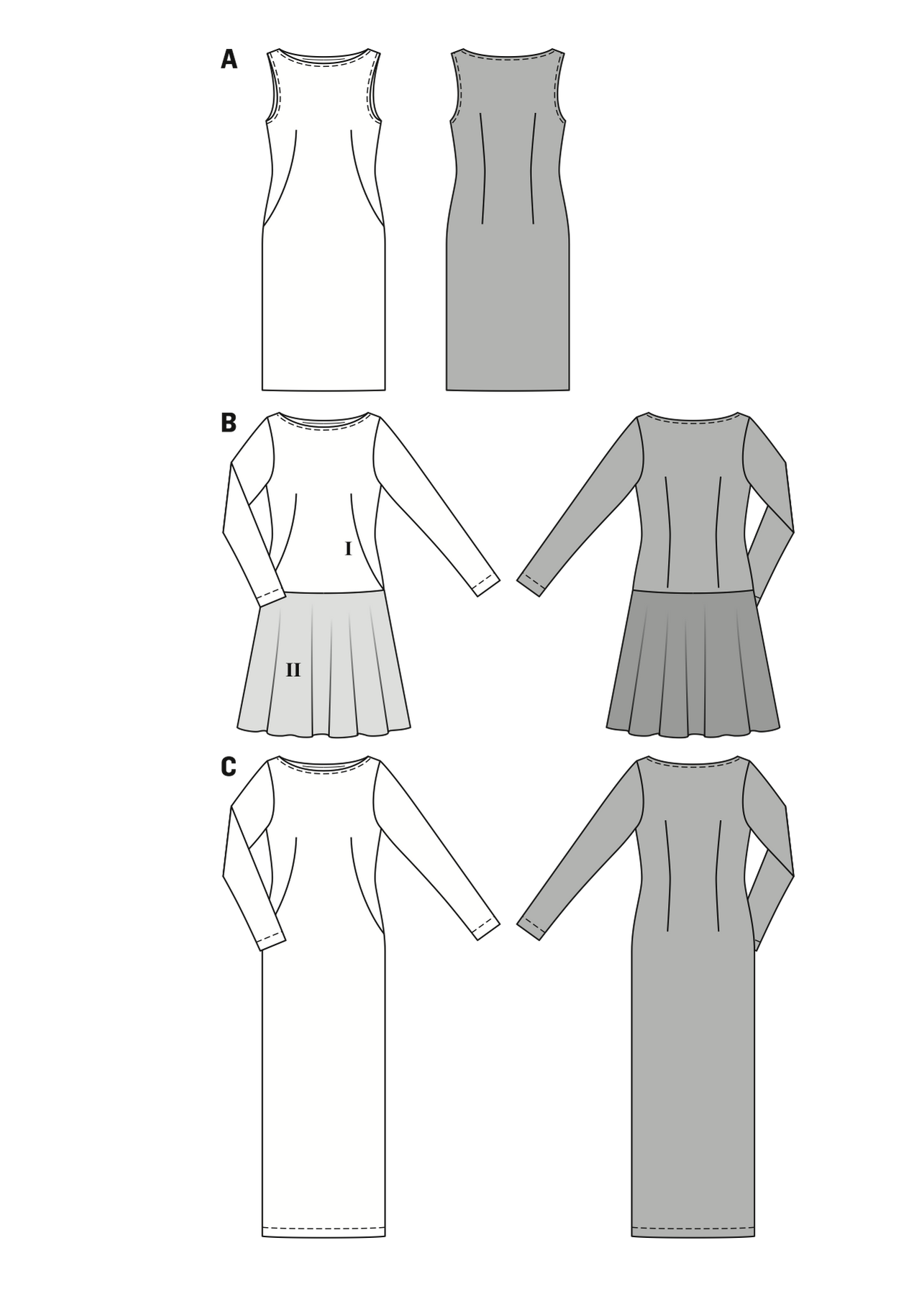 Burda 6988 Dress Sewing Pattern — jaycotts.co.uk - Sewing Supplies