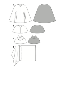 Burda 7313 Womens' Capes Sewing Pattern — jaycotts.co.uk - Sewing Supplies