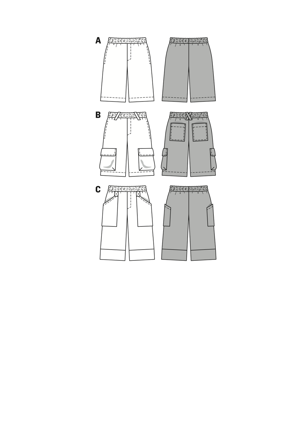 Burda 7381 Mens' Shorts Pattern — jaycotts.co.uk - Sewing Supplies