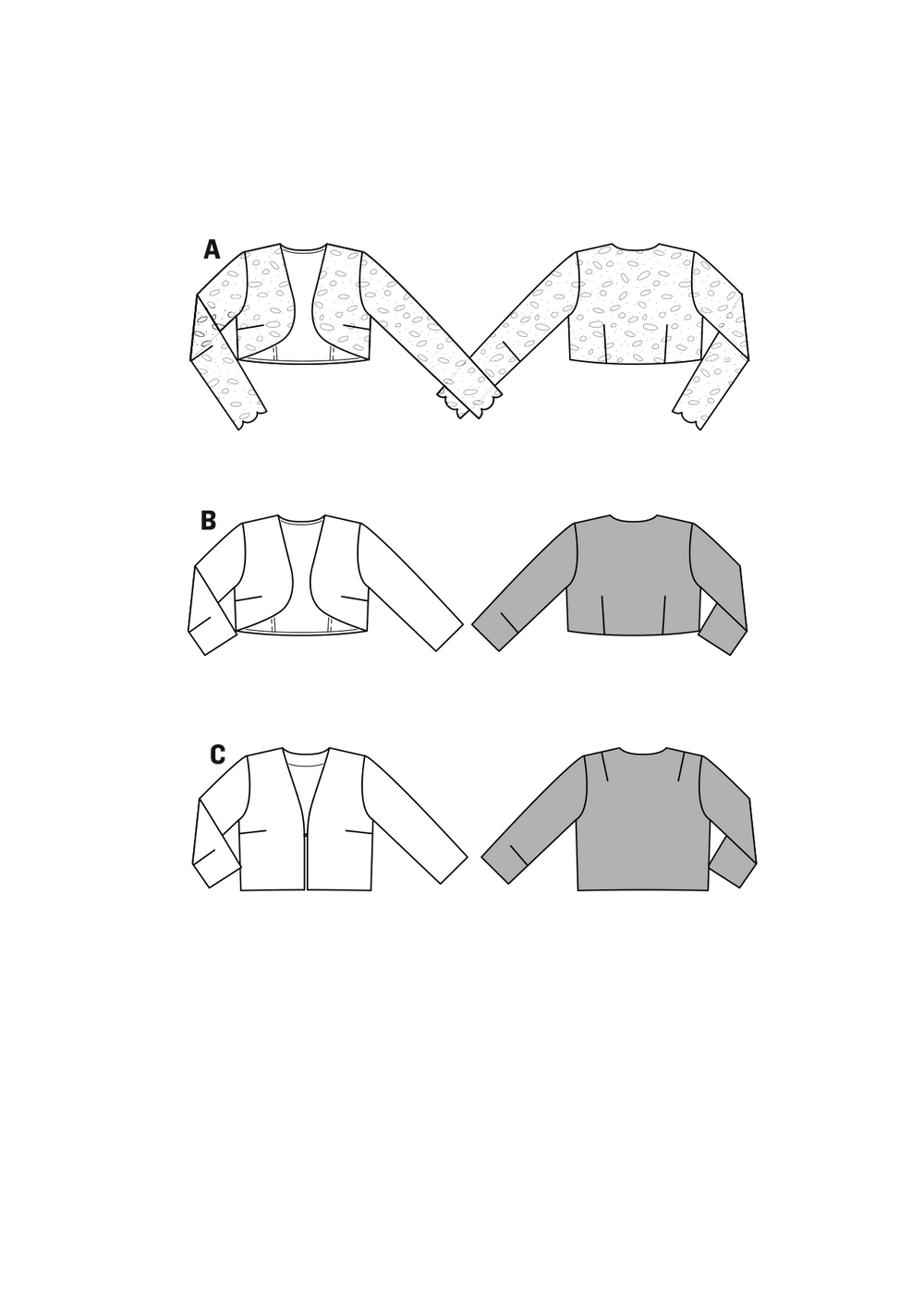 Burda 7686 Bolero Pattern — jaycotts.co.uk - Sewing Supplies