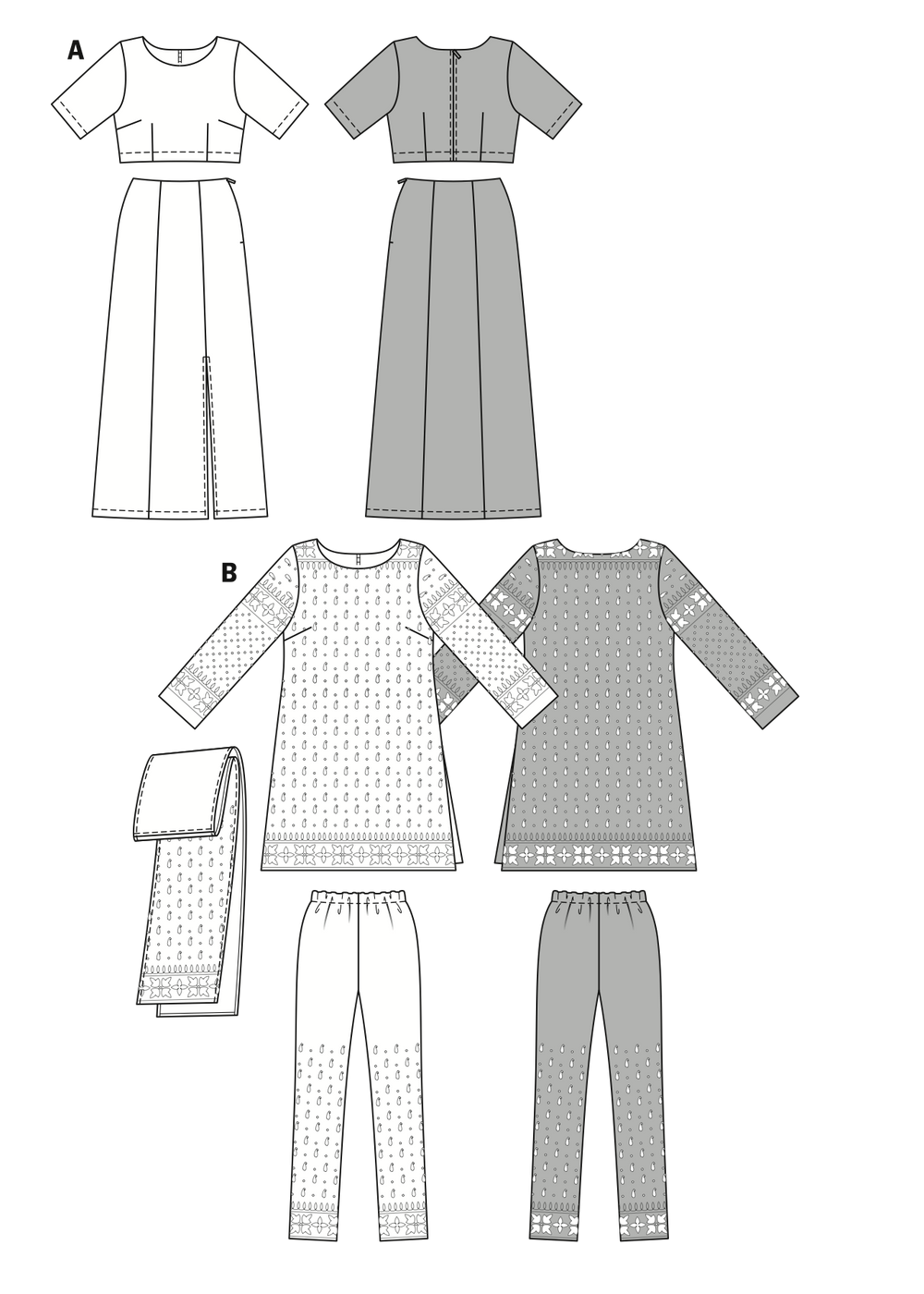 Burda 7701 Womens' Traditional Sari Pattern — jaycotts.co.uk - Sewing ...