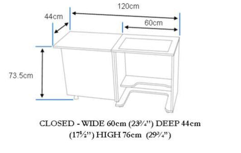 Horn Cub Plus Sewing Machine Cabinet - Free Chair! — jaycotts.co.uk ...