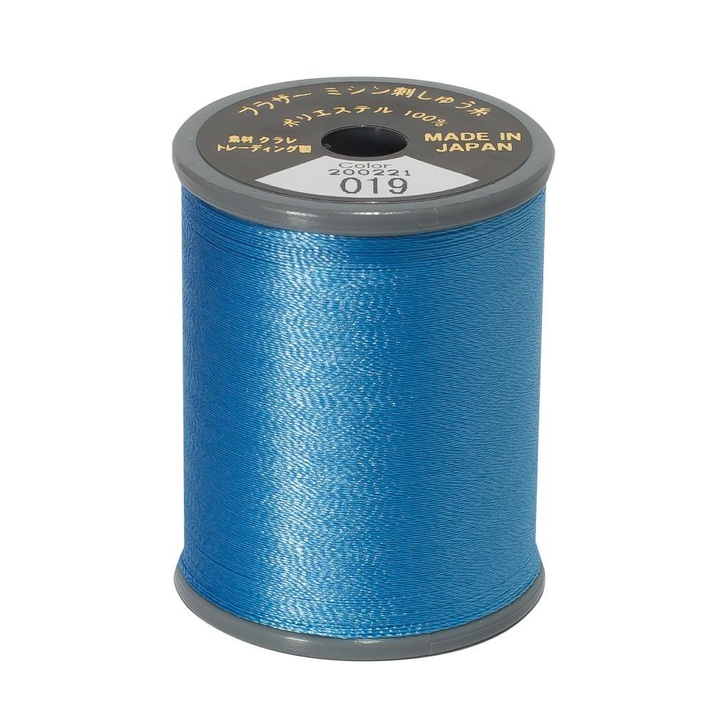 Brother Polyester Embroidery Thread 300m #019 Sky Blue — jaycotts.co.uk ...