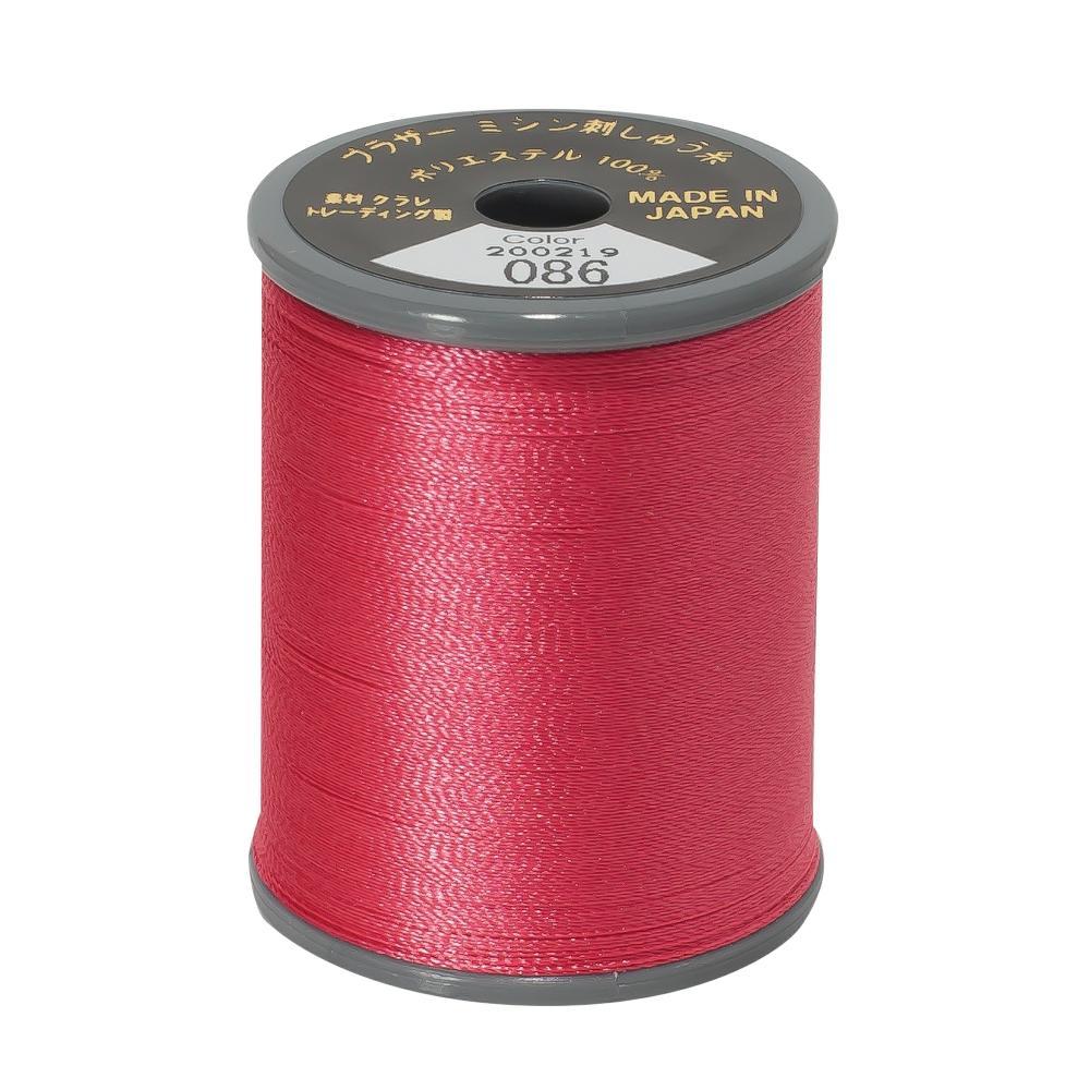 Brother Polyester Embroidery Thread 300m #086 Deep Rose — jaycotts.co ...