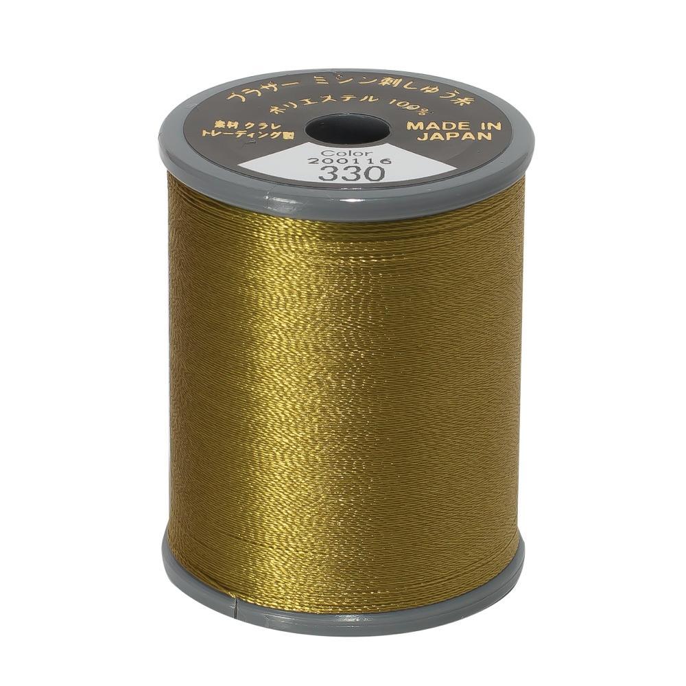 Brother Polyester Embroidery Thread 300m #330 Russet Brown — jaycotts ...