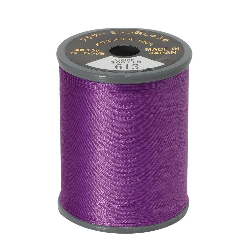 Brother Polyester Embroidery Thread 300m #613 Violet — jaycotts.co.uk ...