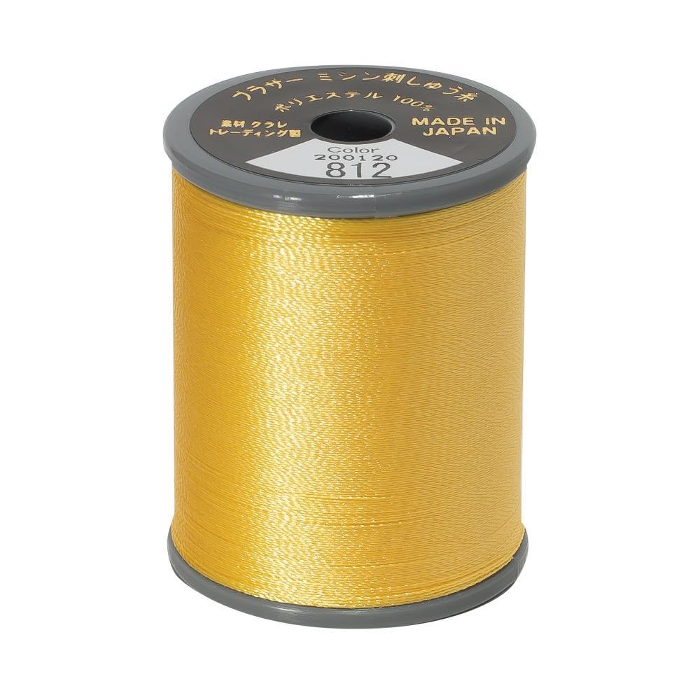 Brother Polyester Embroidery Thread 300m #812 Cream Yellow — jaycotts ...