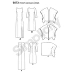 NL6573 Misses' Dress and Wrap sewing pattern — jaycotts.co.uk - Sewing ...
