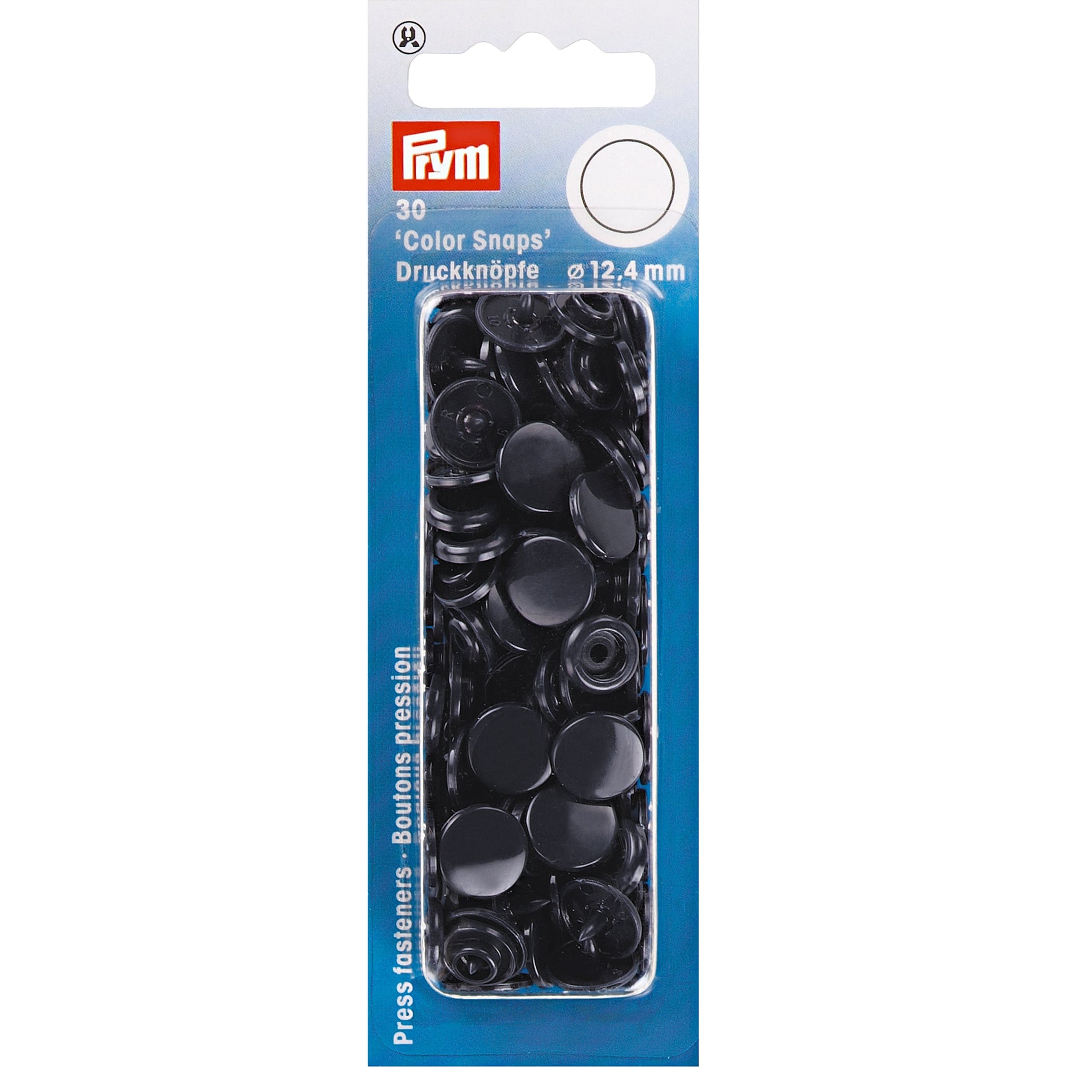 393102 Prym Colour Snaps - Navy - Packs of 30 — jaycotts.co.uk - Sewing ...