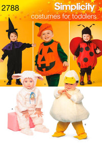 Simplicity Pattern: S2788 Toddler Halloween Costumes — jaycotts.co.uk ...