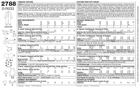 Simplicity Pattern: S2788 Toddler Halloween Costumes — jaycotts.co.uk ...
