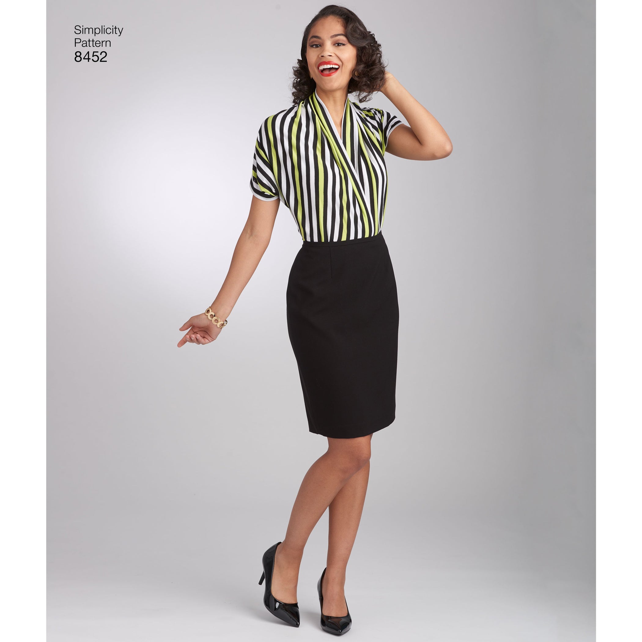 Simplicity Pattern 8452 vintage knit blouse pattern — jaycotts.co.uk ...