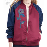 Simplicity Pattern 8418 misses lined bomber jacket — jaycotts.co.uk ...