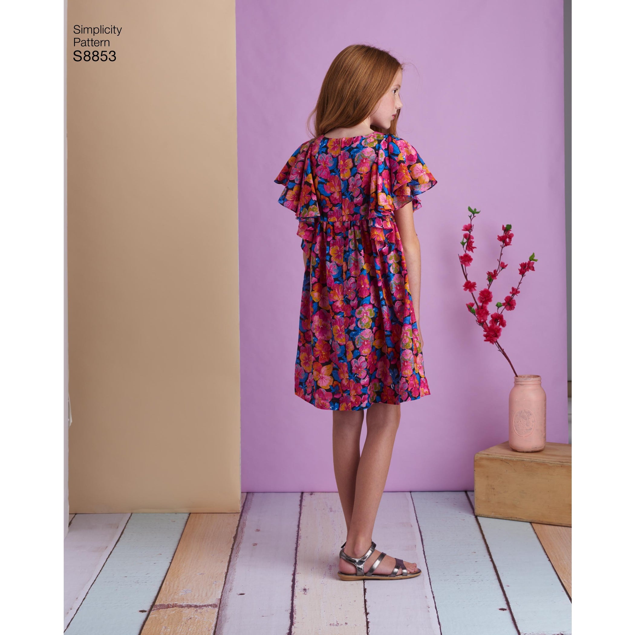 Simplicity Pattern 8853 Girls' Dress Pattern — jaycotts.co.uk - Sewing ...
