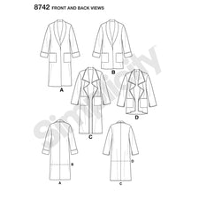 Simplicity Pattern 8742 Women's Cardigan — jaycotts.co.uk - Sewing Supplies