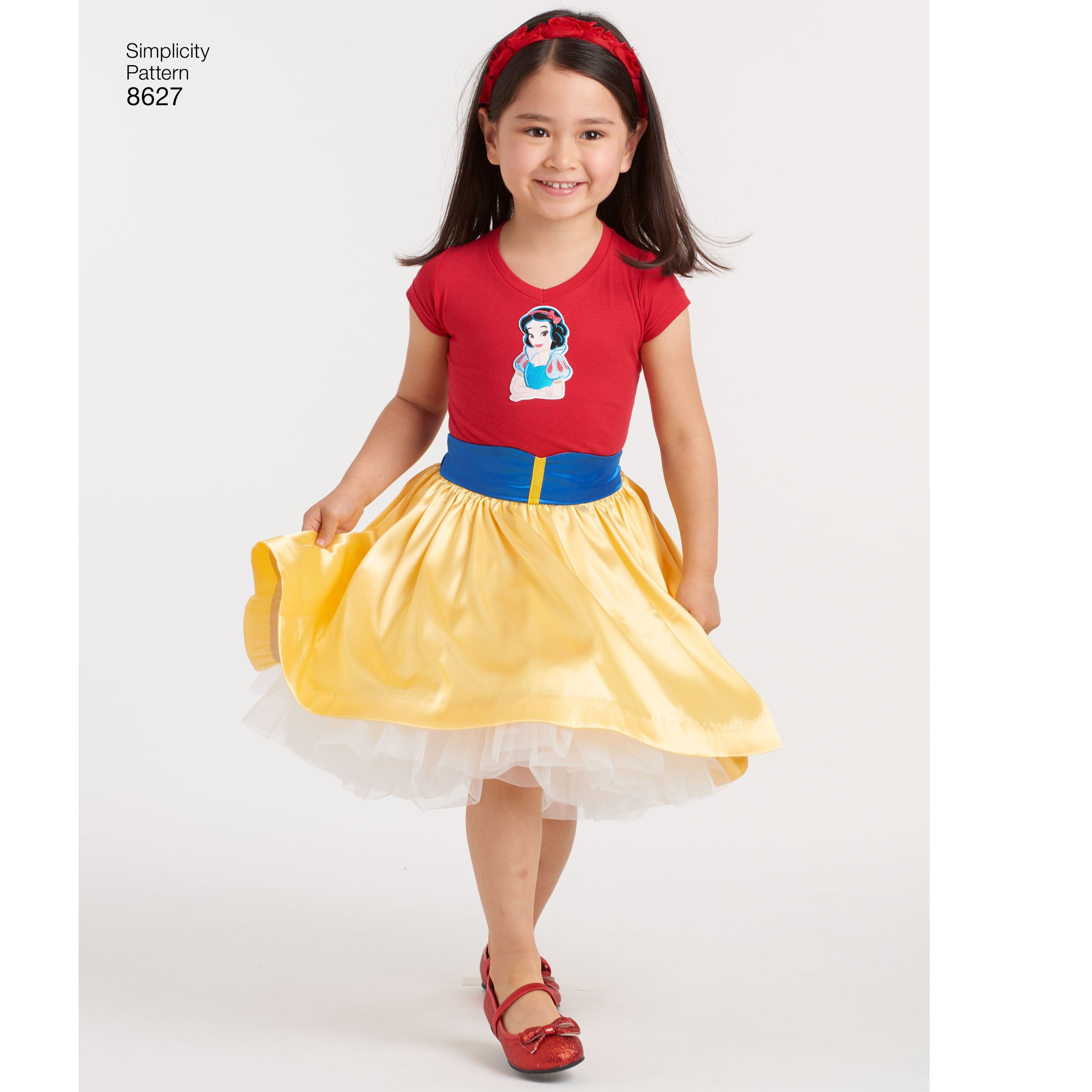 Simplicity Pattern 8627 Disney princess skirts for children — jaycotts ...